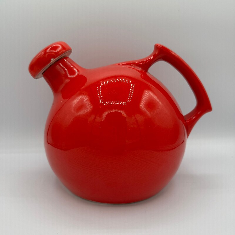 Red Ceramic Pitcher - Etsy
