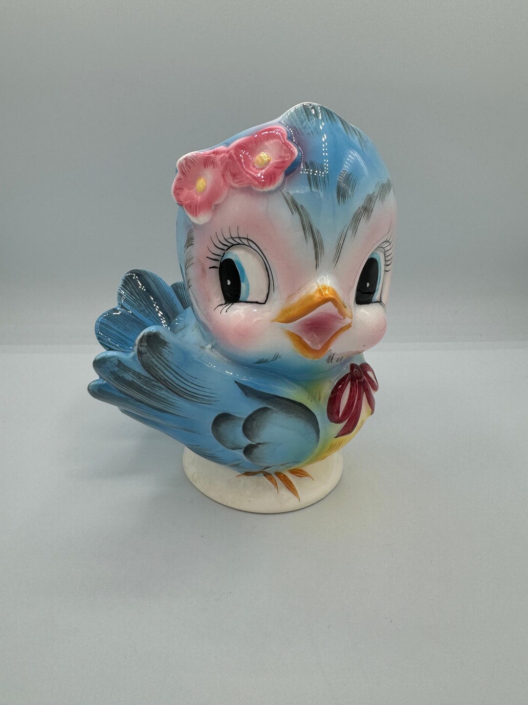 Vintage Lefton Bluebird Planter Amazing Condition RARE 288 Mid-century ...