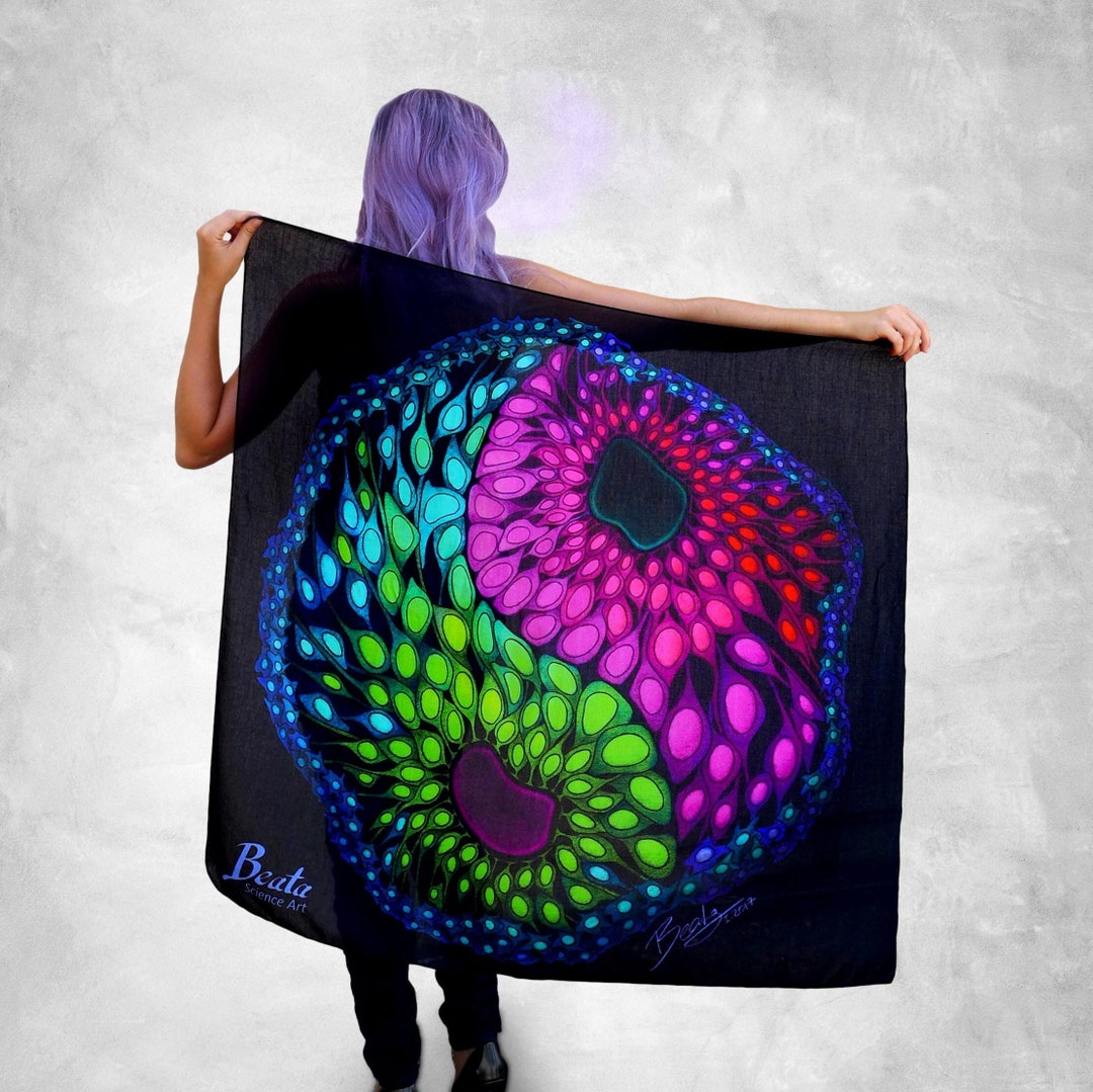 Minibrain Organoid Science Scarf (science Art, Fashion, Molecular ...