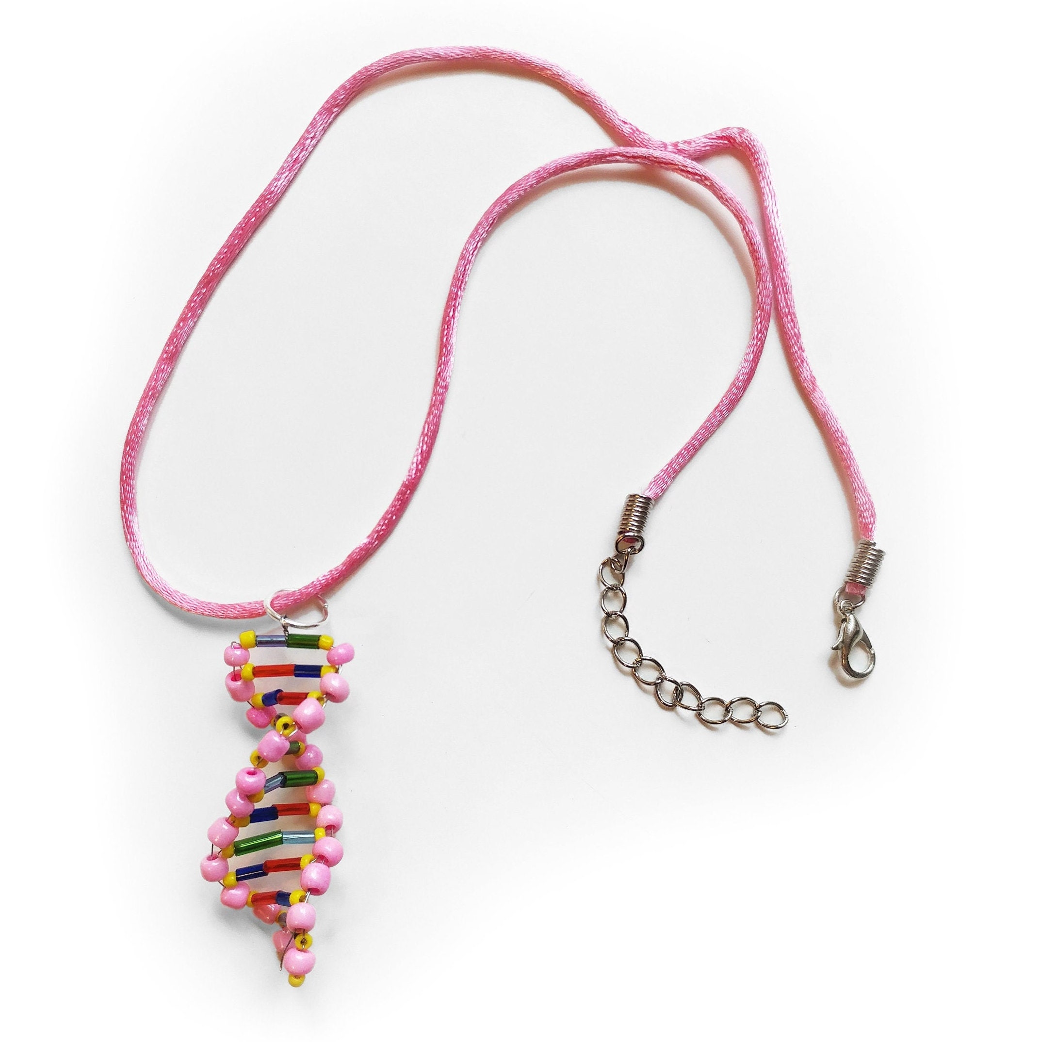 DIY Jewelry Kit for DNA Necklace or Earrings With Tutorial, STEM Craft ...