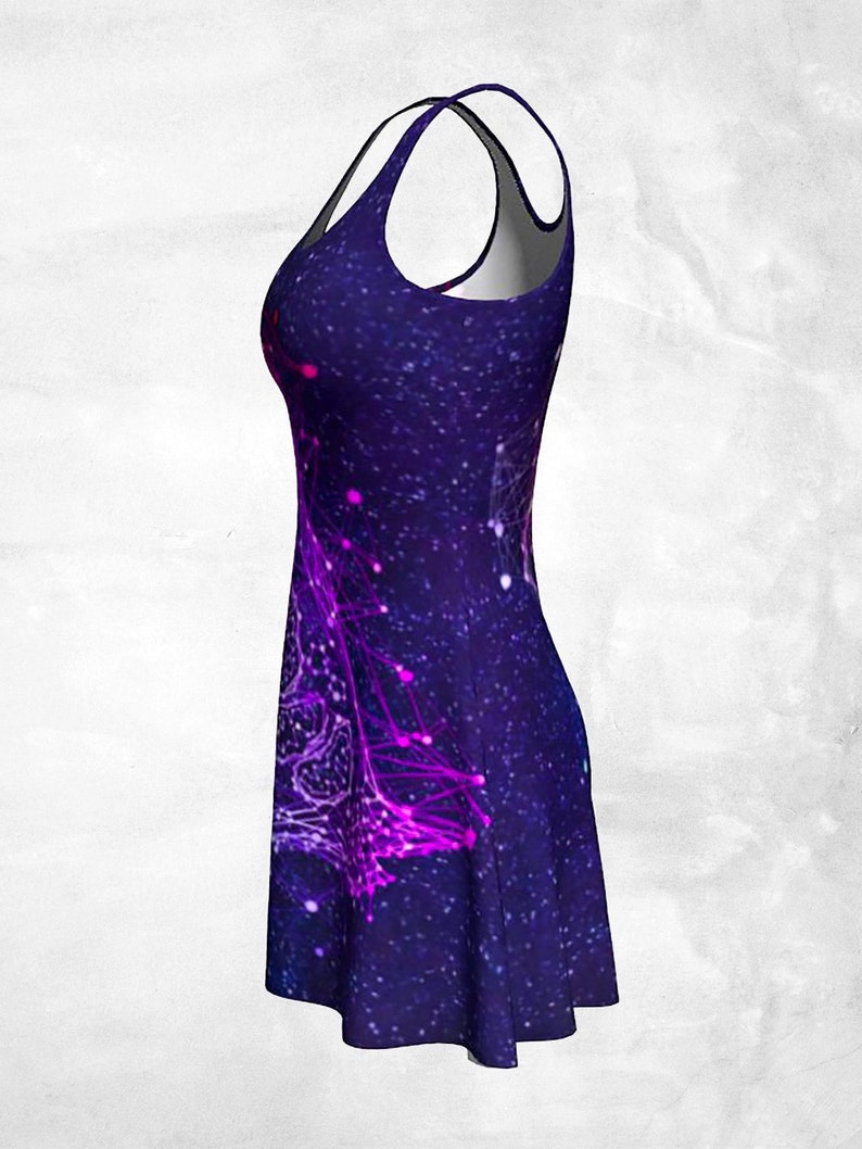 Molecular Galaxy Dress science Art Fashion Biology Cell | Etsy