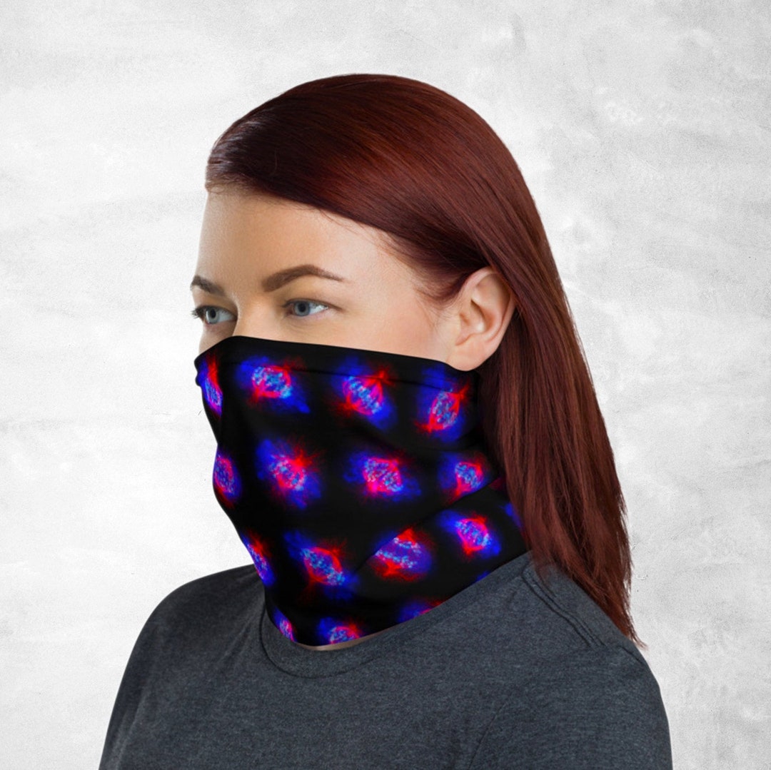 Mitotic Spindle Head Buff Gaiter Face Mask (science Art, Fashion ...