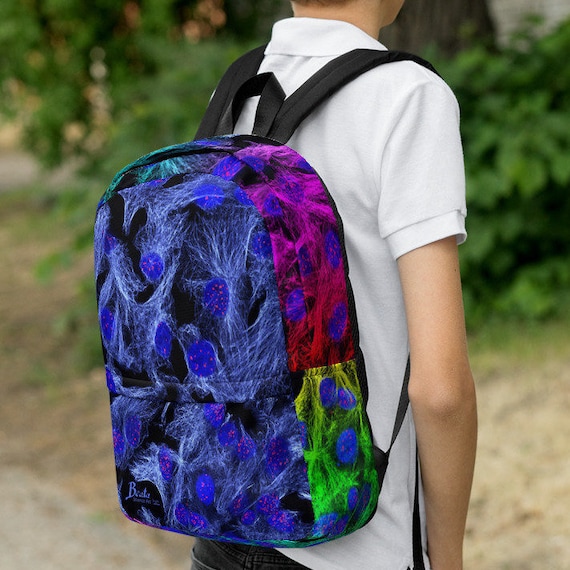 Molecular Rainbow Backpack science Art Fashion Molecular | Etsy