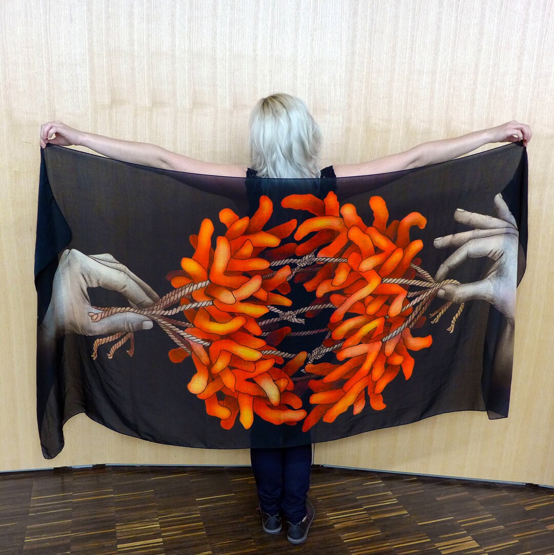 Chromosome Segregation Science Scarf (microscopy, Fashion, Science Art ...