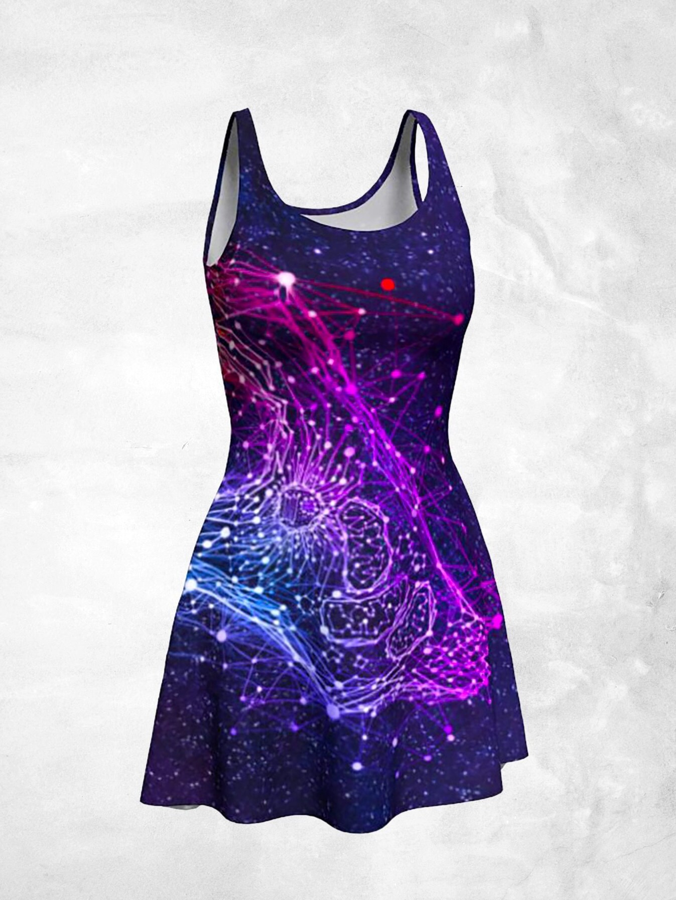 Molecular Galaxy Dress (science Art, Fashion, Biology, Cell Network ...