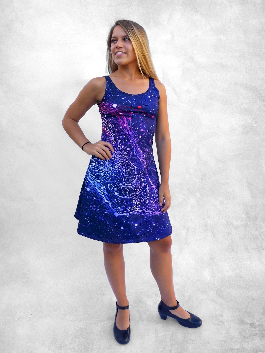 Molecular Galaxy Dress (science Art, Fashion, Biology, Cell Network ...