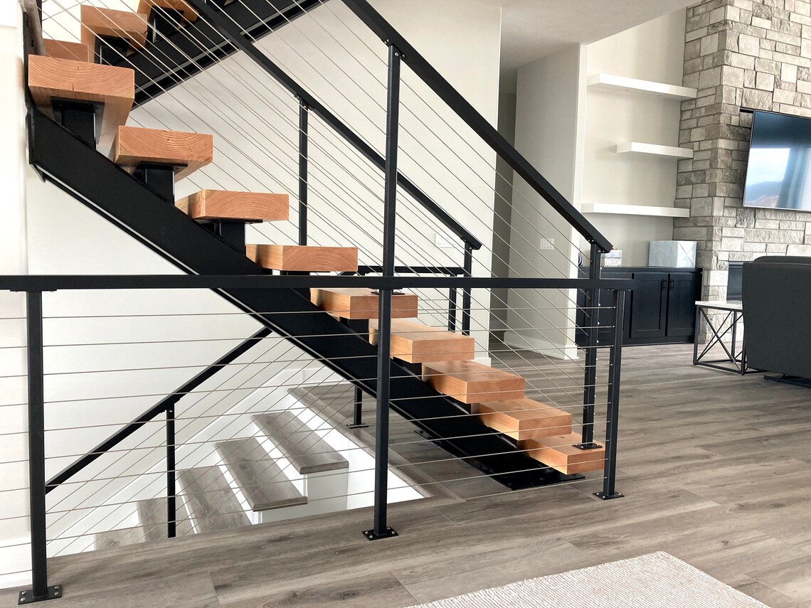 Cable Railing Posts for Sale Stainless Cable Hardware - Etsy