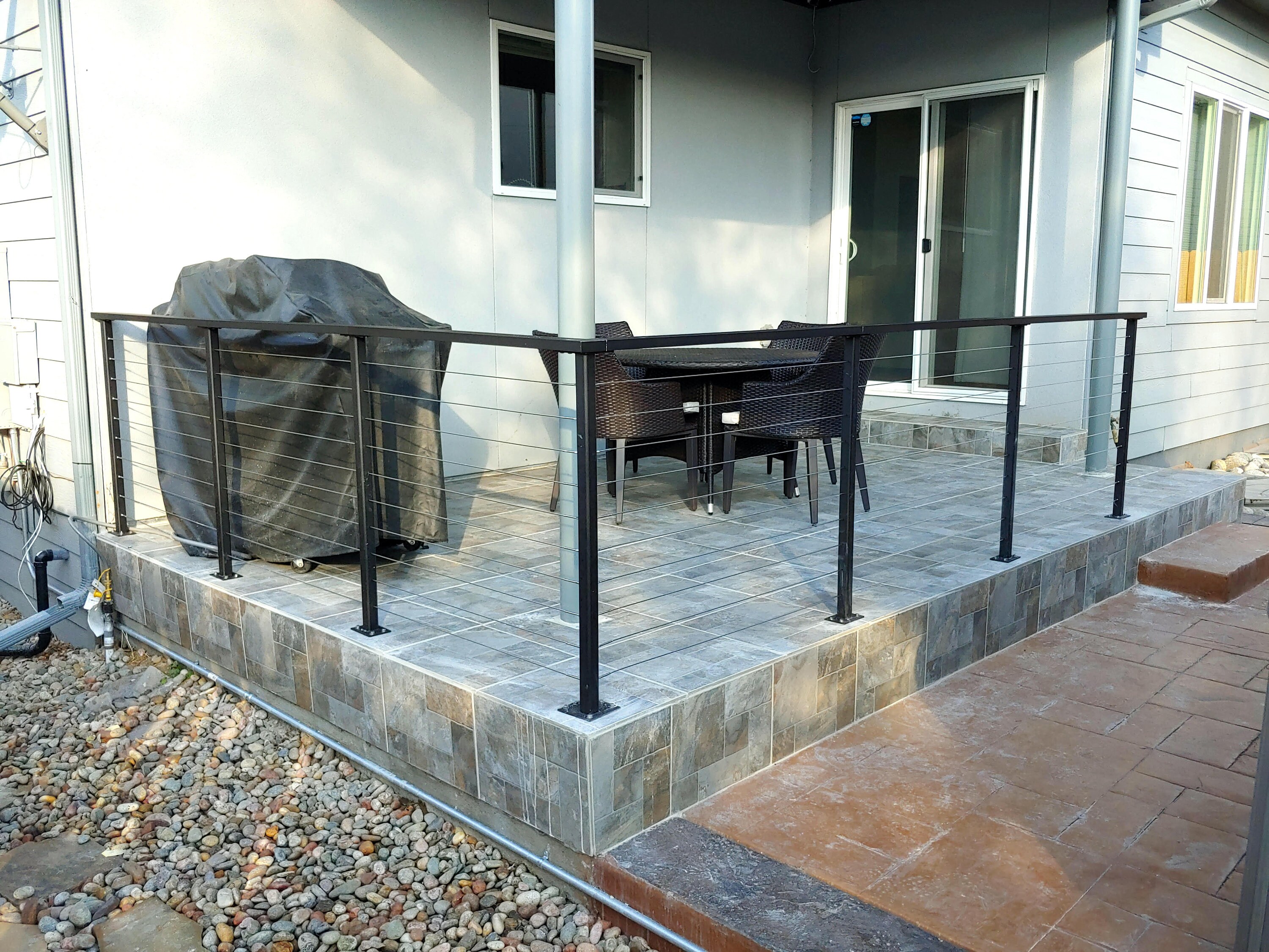 Cable Railing Posts for Sale | Stainless Cable Hardware | Modern Stair ...