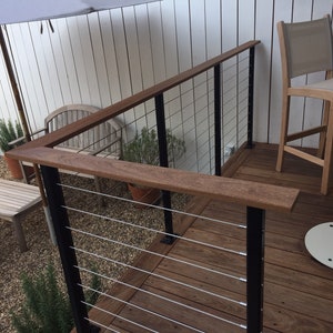 Cable Railing Posts for Sale Stainless Cable Hardware Modern Stair ...