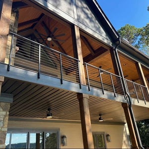 Cable Railing Posts for Sale | Stainless Cable Hardware | Modern Stair ...