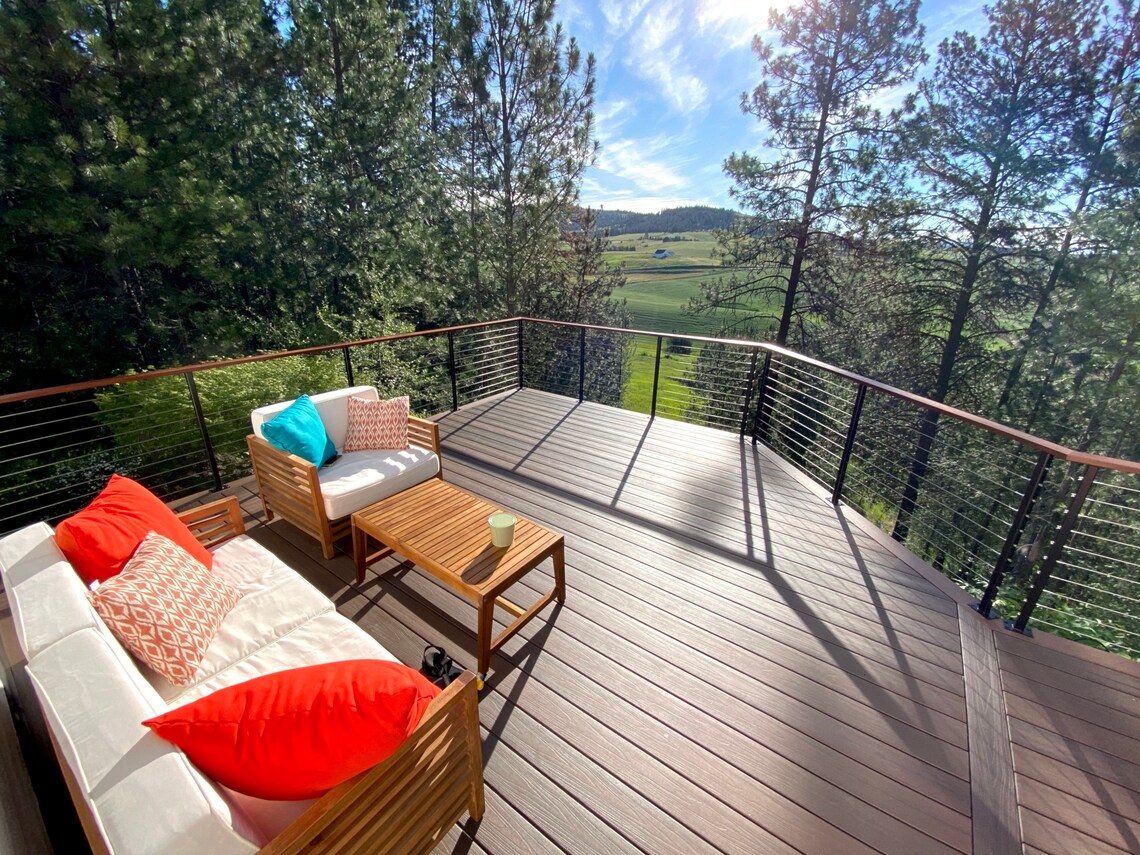 Cable Railing Wire Railing Posts Deck & Stair Railing - Etsy