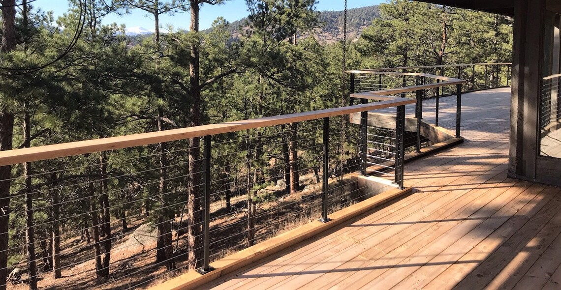 Cable Railing Posts for Sale Stainless Cable Hardware - Etsy