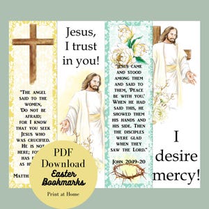 Printable Jesus Bookmark - Printable Easter Bookmark for Teachers ...