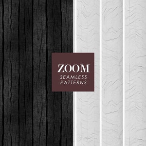 White & Black Wood Digital Paper, Seamless Texture, Minimalist Texture ...