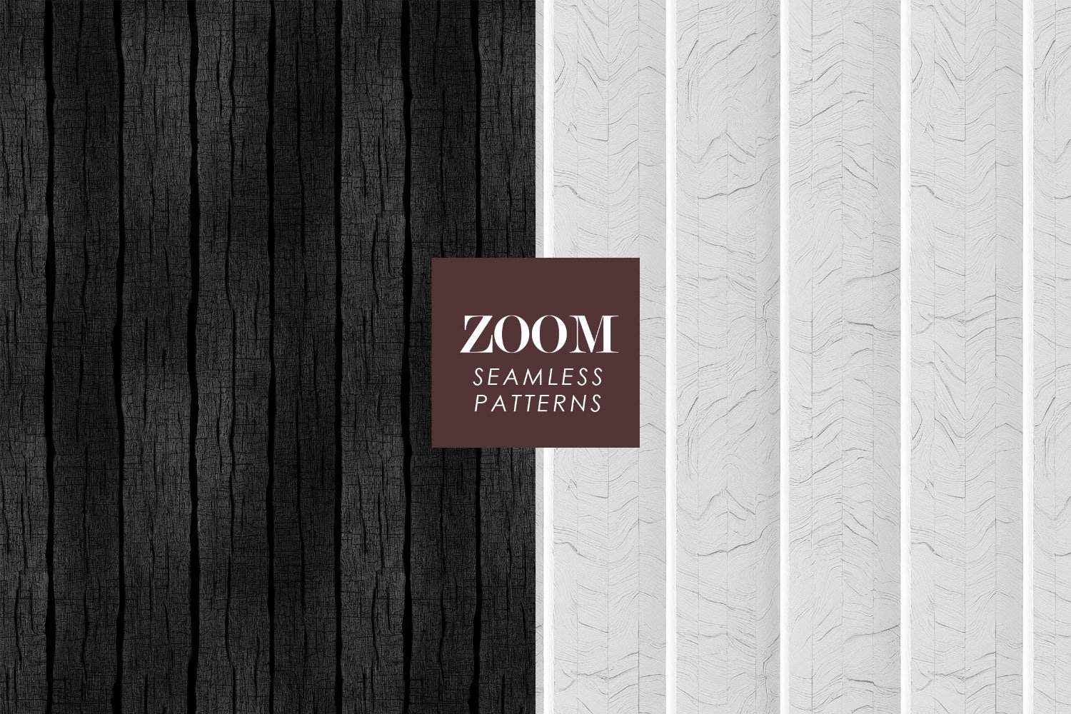 White & Black Wood Digital Paper, Seamless Texture, Minimalist Texture ...
