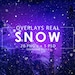 Realistic Snow Overlays, Realistic Falling Snow, Photoshop Overlays ...
