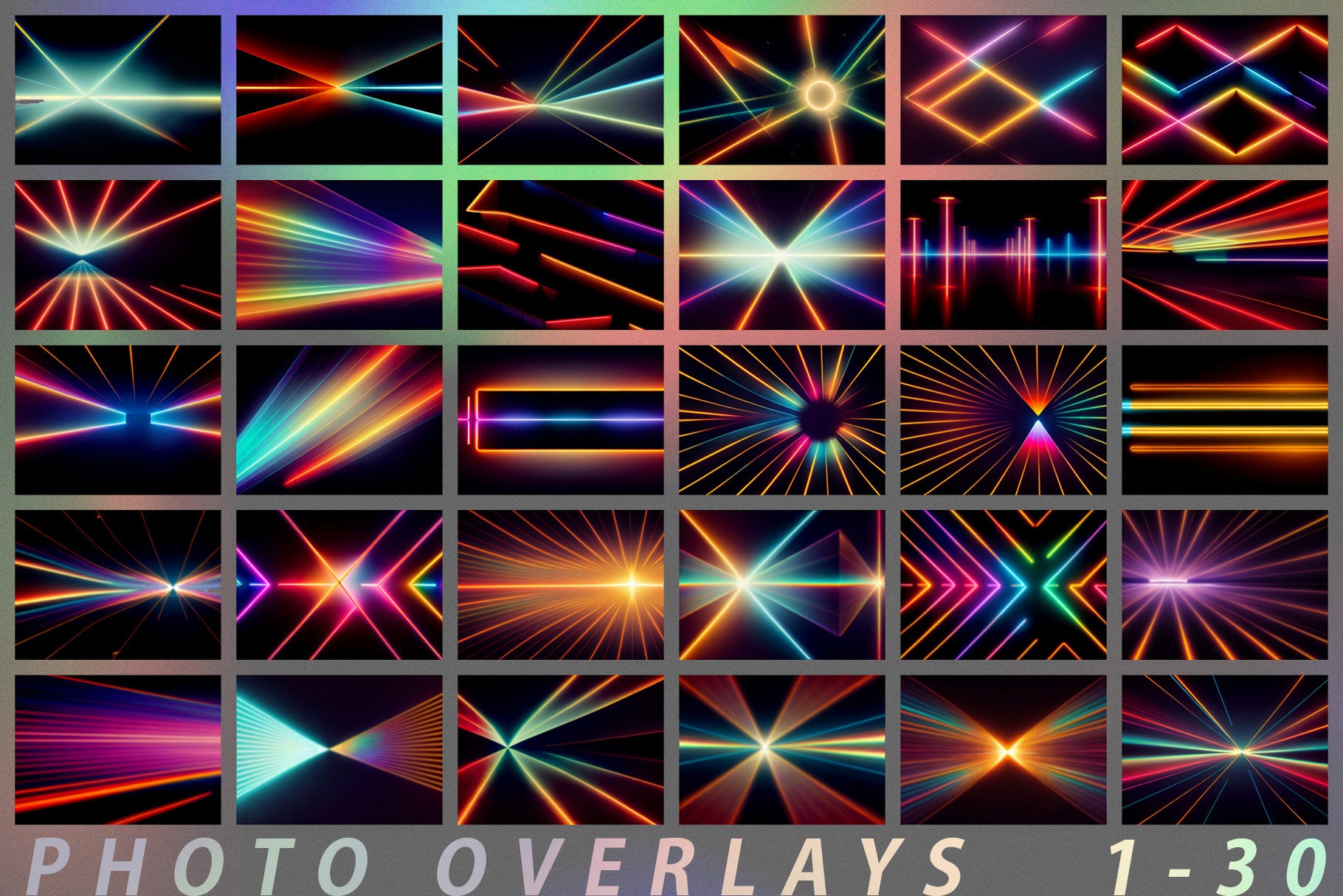 120 Neon Lights Background Digital Papers, Cyber Punk Paper, Photo ...