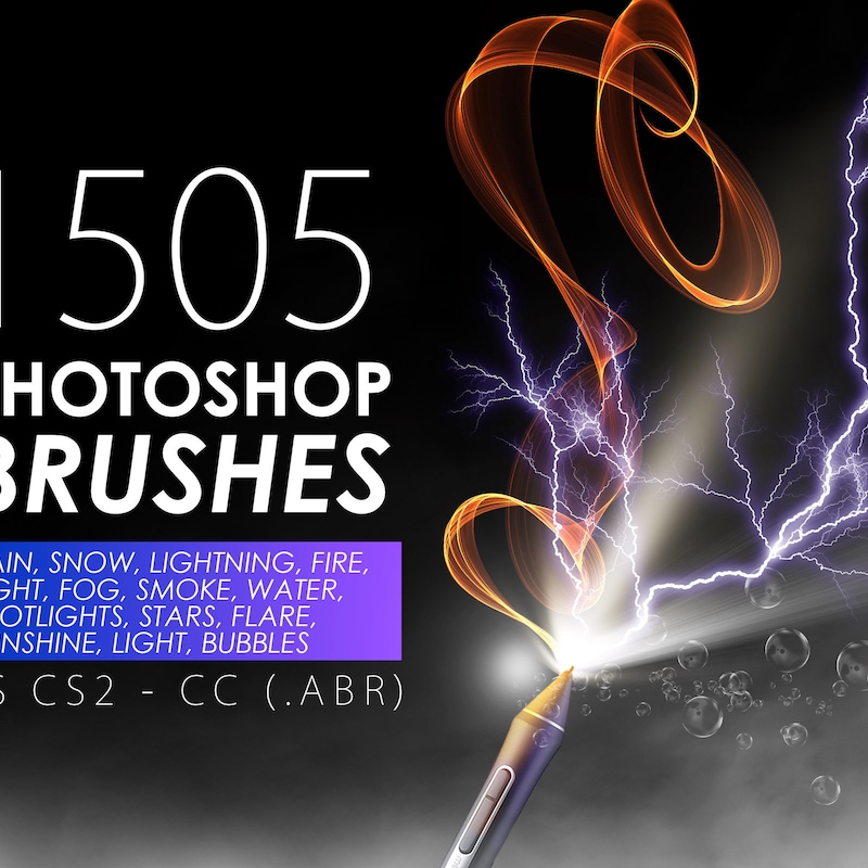 Photoshop Light Brushes - Etsy