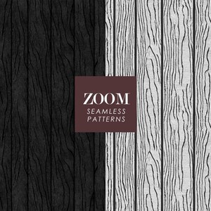 White & Black Wood Digital Paper, Seamless Texture, Minimalist Texture ...