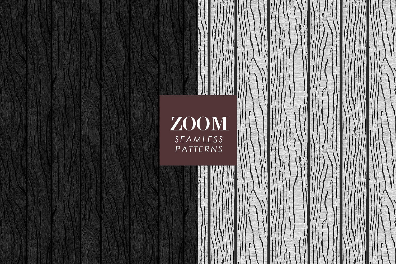 White & Black Wood Digital Paper, Seamless Texture, Minimalist Texture ...