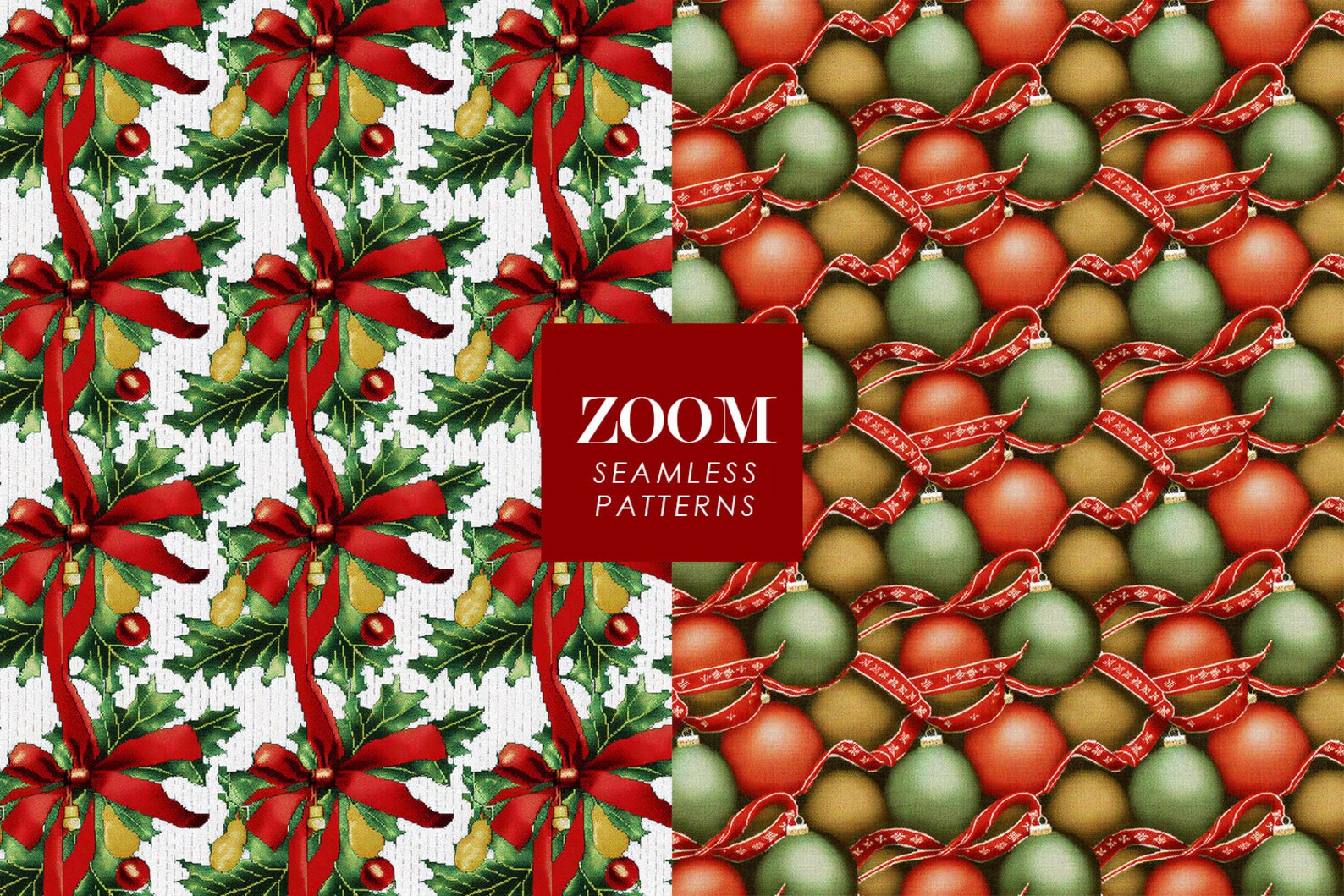 Christmas Digital Paper, Cross Stitch Christmas, Christmas Print Paper ...
