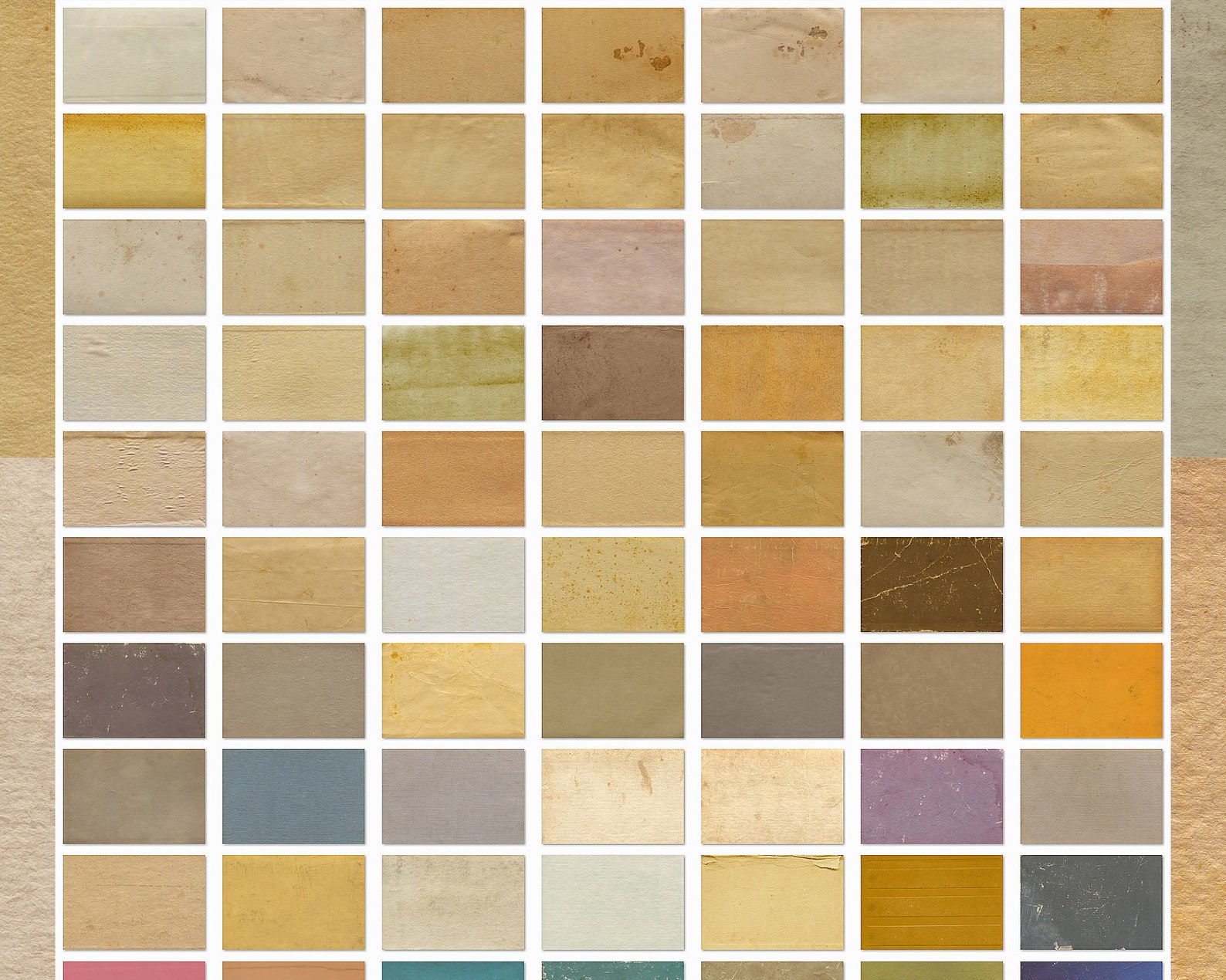 391 Vintage Old Digital Paper Textures Set Scrapbook Paper - Etsy