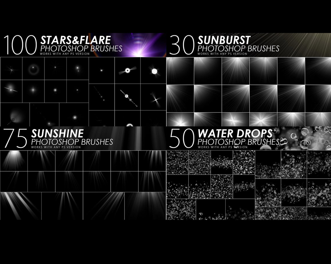 1505 Photoshop Brushes Bundle Photoshop Overlays Snow - Etsy