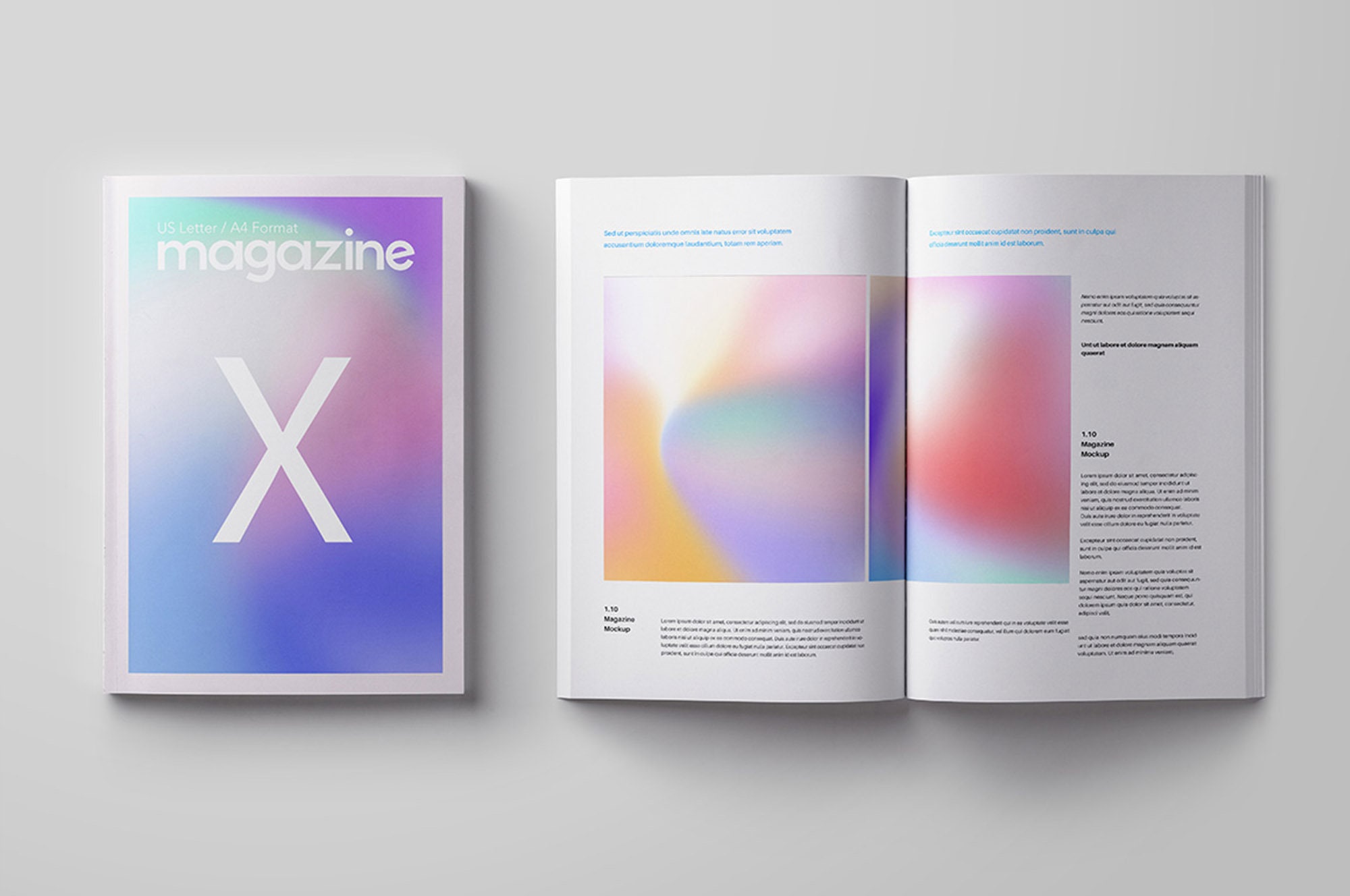 50 Holographic Background Digital Paper, Blurred Paper, Rainbow Paper ...