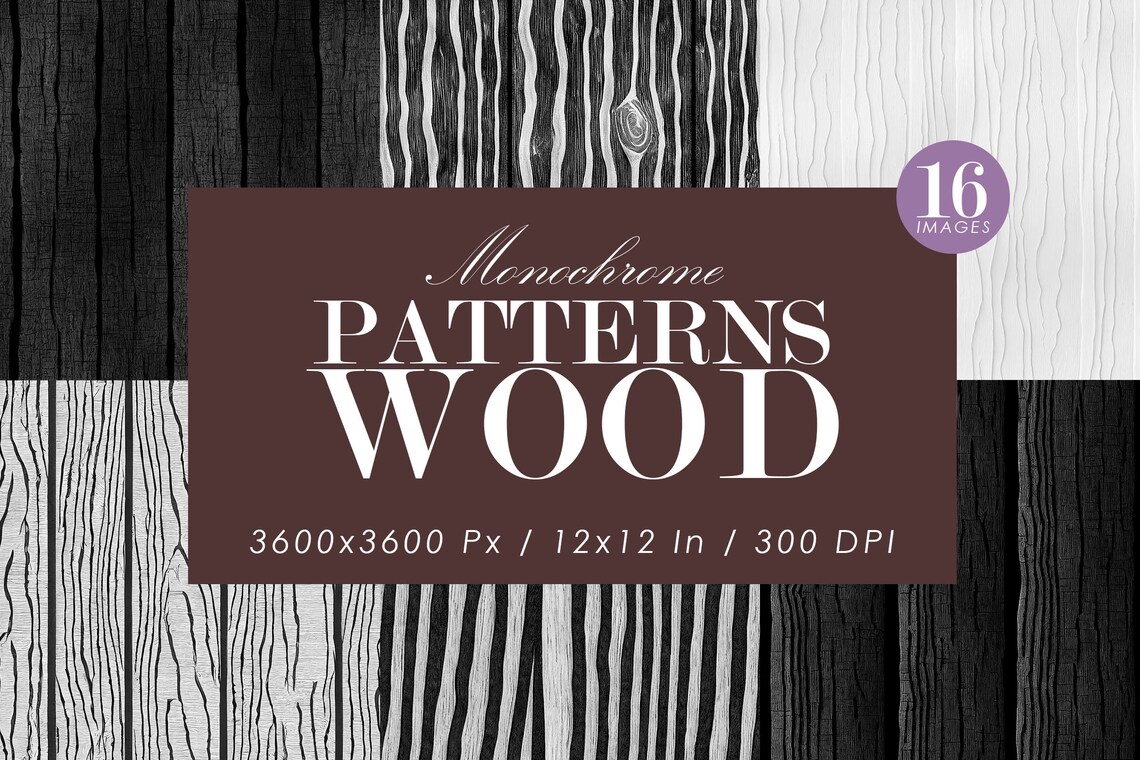White & Black Wood Digital Paper, Seamless Texture, Minimalist Texture ...