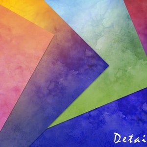 Vibrant Watercolor Digital Paper, Watercolor Textures, Watercolor ...