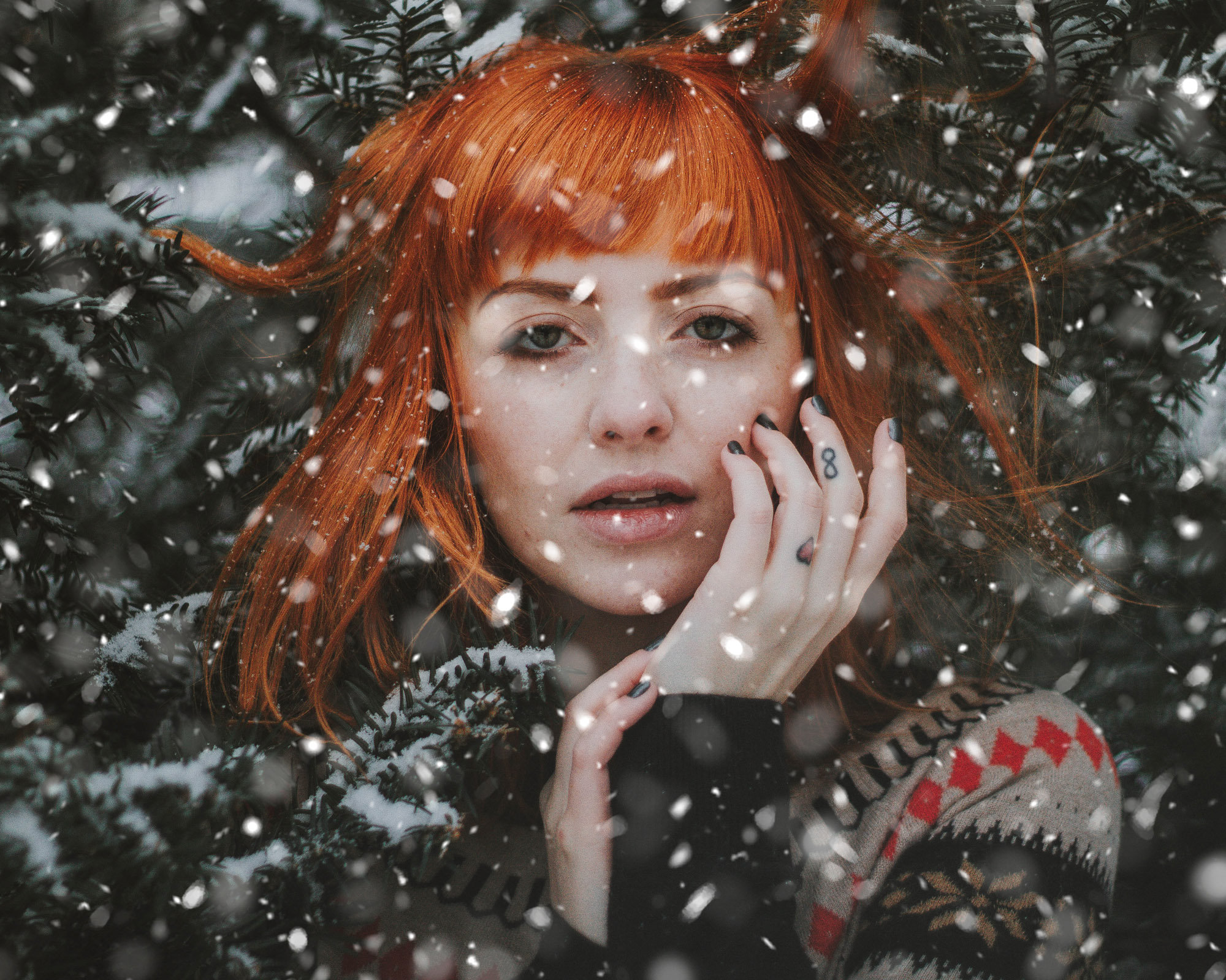 Realistic Snow Overlays Photoshop Action Falling Snow - Etsy