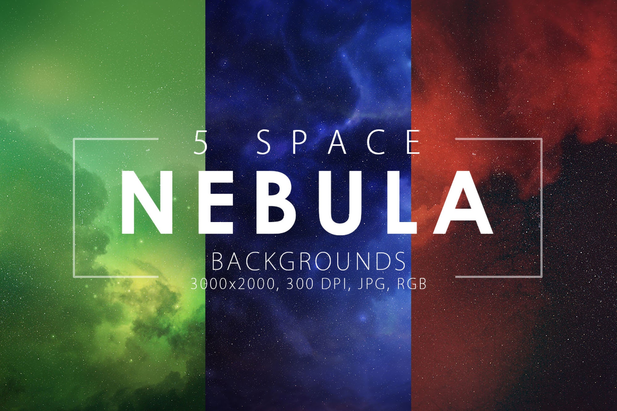 Nebula Digital Paper, Starry Night Backgrounds, Space Printable Paper ...