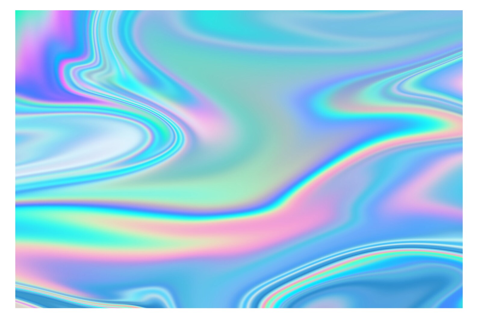30 Iridescent Holographic Background Digital Paper, Rainbow Paper ...