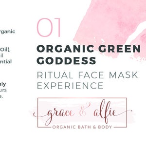 Luxury Face Mask - Organic Ritual Face Mask Experience - French Green ...