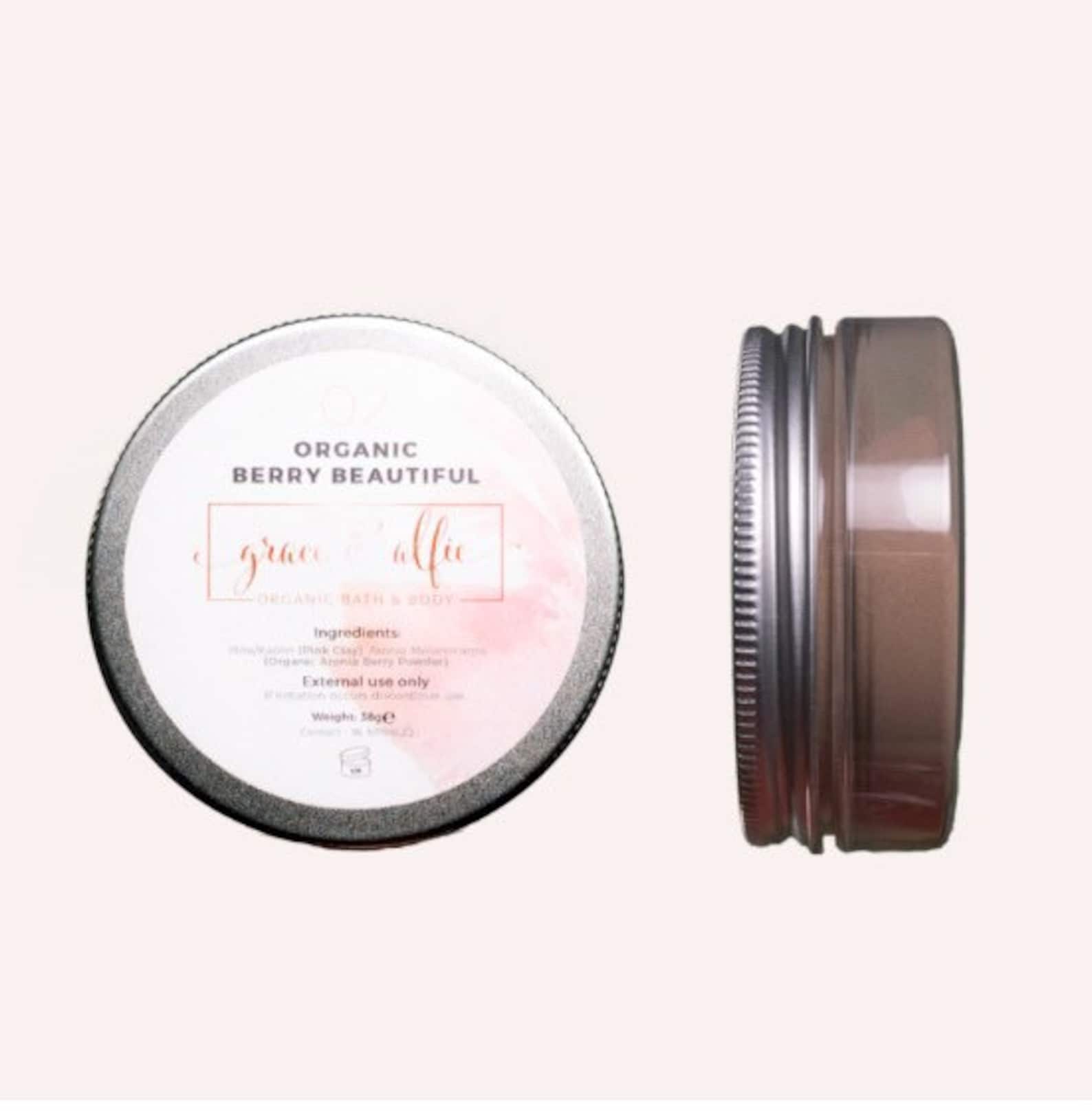 Luxury Face Mask - Organic Ritual Face Mask Experience - Sundried Pink ...