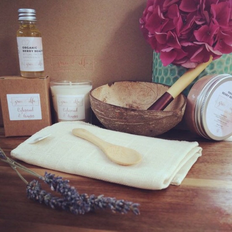 Luxury Face Mask - Organic Ritual Face Mask Experience - Sundried Pink ...