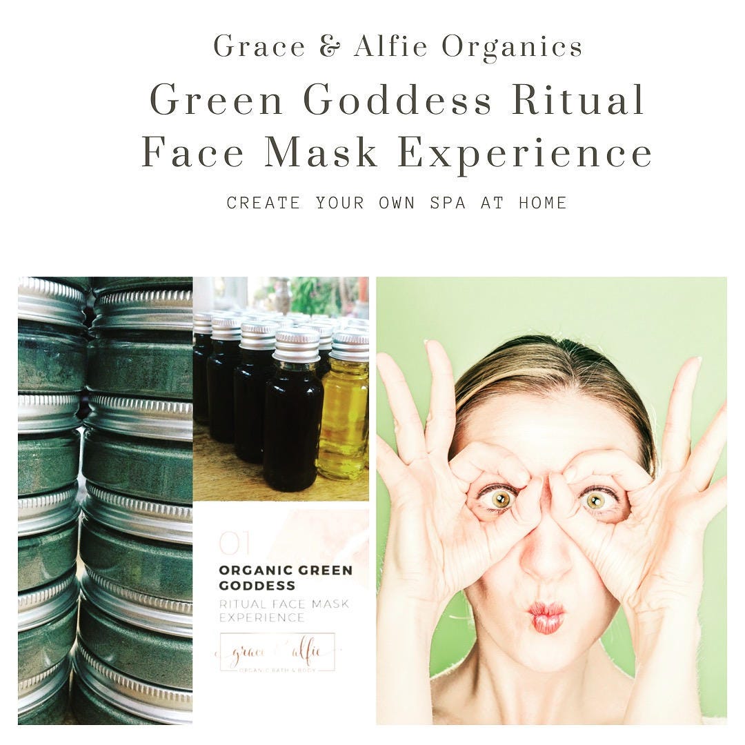Luxury Face Mask - Organic Ritual Face Mask Experience - French Green ...