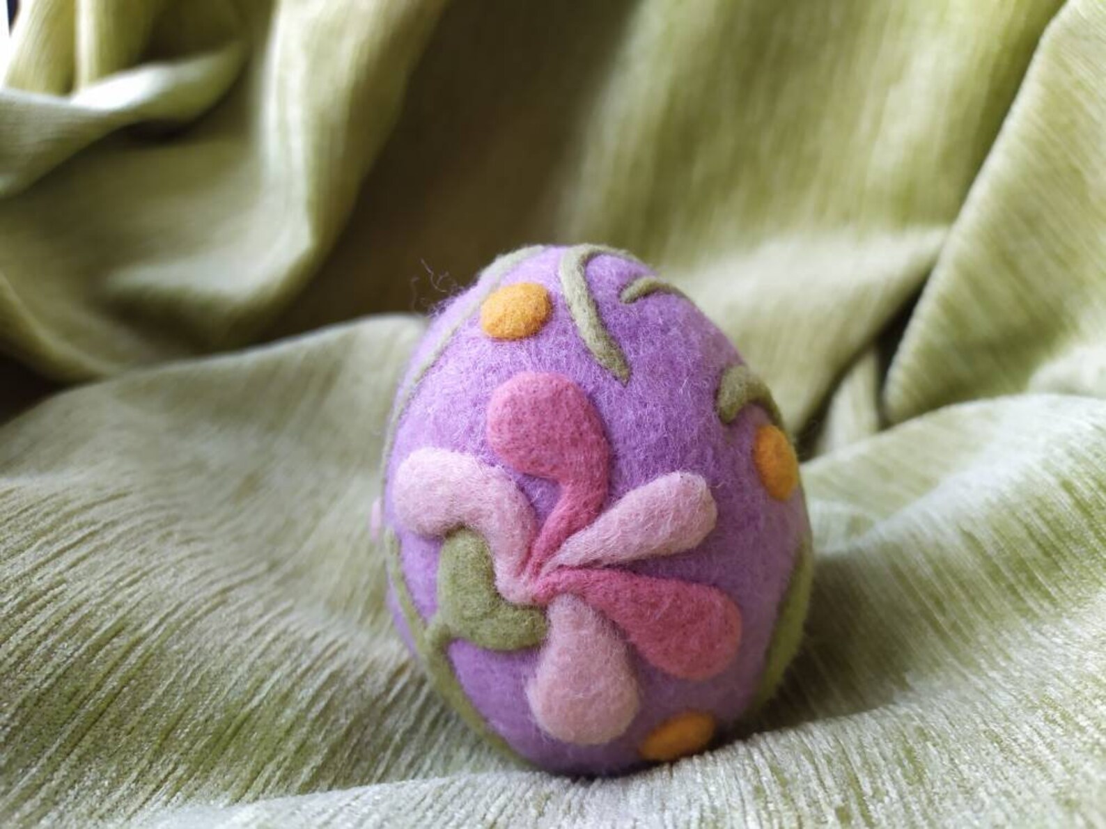 Needle Felted Easter Eggs Family Gift Spring Time Felt Easter - Etsy