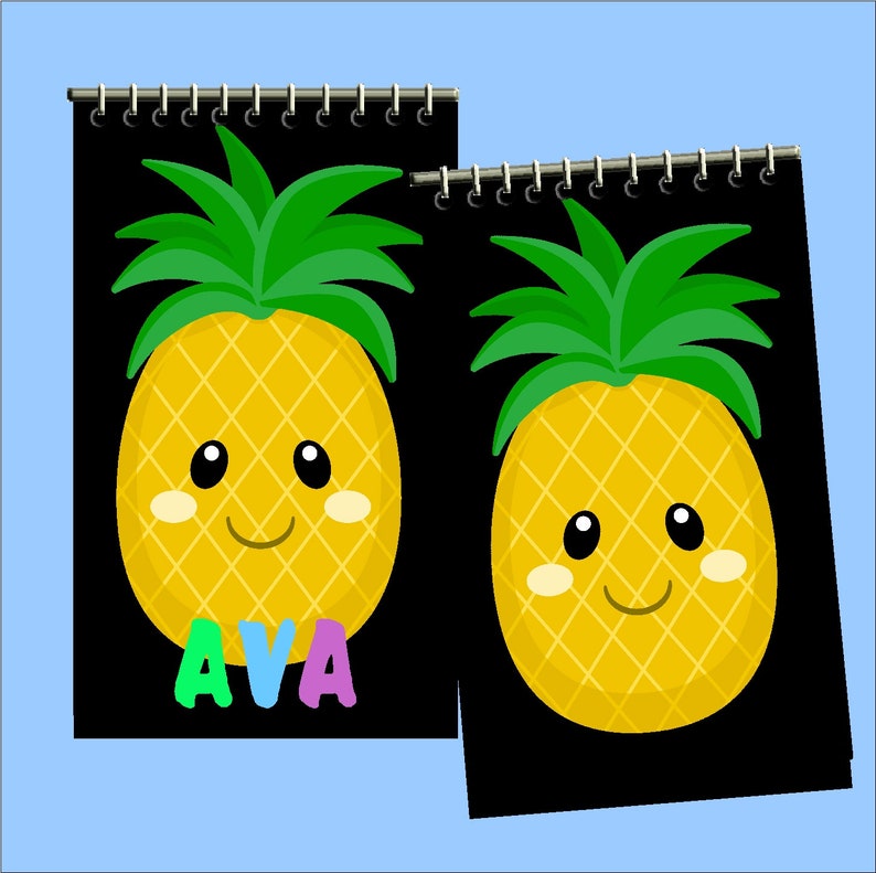 Personalized Fruit Custom Notebook Party Favor Fruit Sensory - Etsy