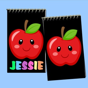Personalized Fruit Custom Notebook Party Favor, Fruit Sensory Birthday ...