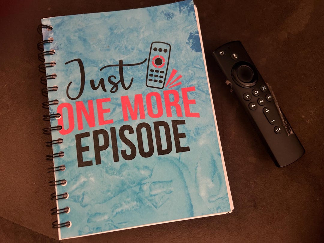 TV Series Tracker Journal for Fan Binge Watching Guide Diary Episode ...