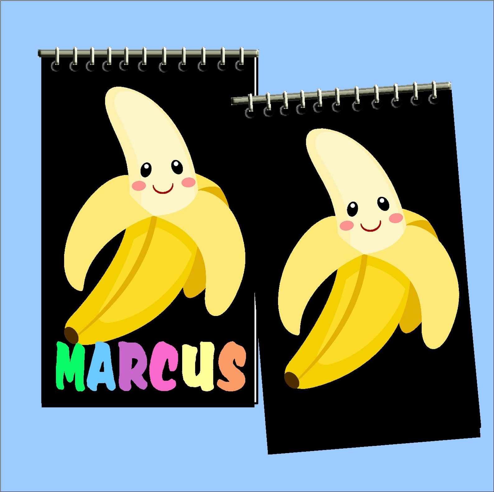 Personalized Fruit Custom Notebook Party Favor Fruit Sensory - Etsy