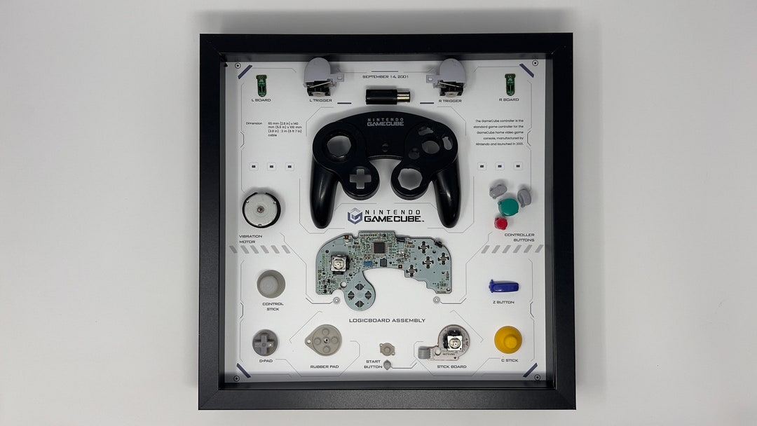 Framed GAMECUBE Disassembled Tear Down Wall Art Décor - Etsy