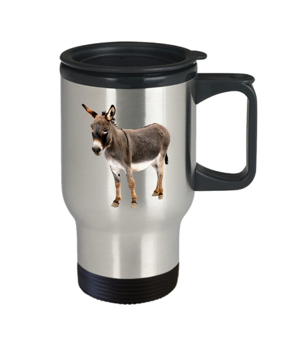 Baby Donkey Travel Mug - Funny Tea Hot Cocoa Insulated Tumbler ...