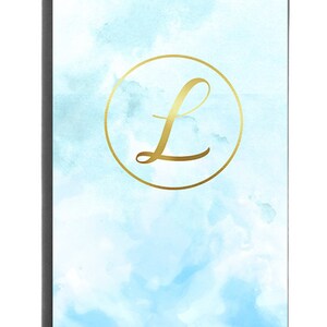 Initial L Journal - Customize Notebook - Birthday Christmas Anniversary ...