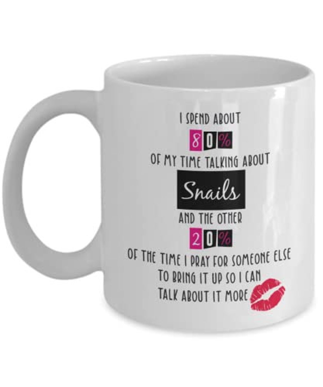 Snail Coffee Mug, Snail Gifts, Snail Charm, Gift for Snail, Funny Snail ...