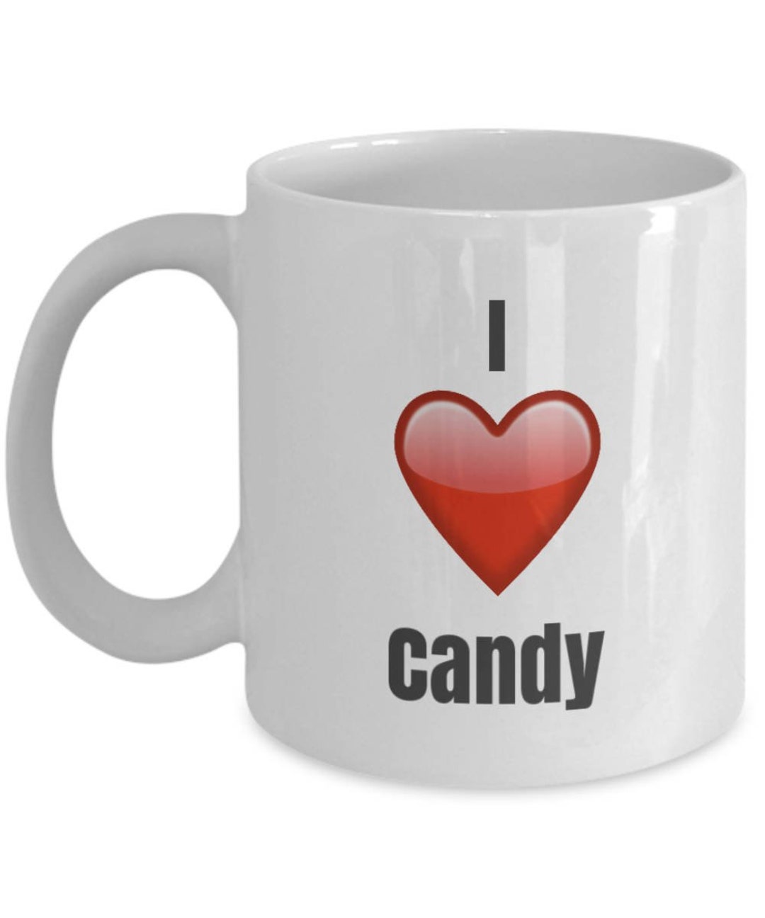 I Love Candy, Candy Mug, Candy Coffee Mug, Candy Lover Gifts - Etsy