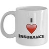 LIMITED SALE I Love Insurance, Insurance Mug, Insurance Coffee Mug ...