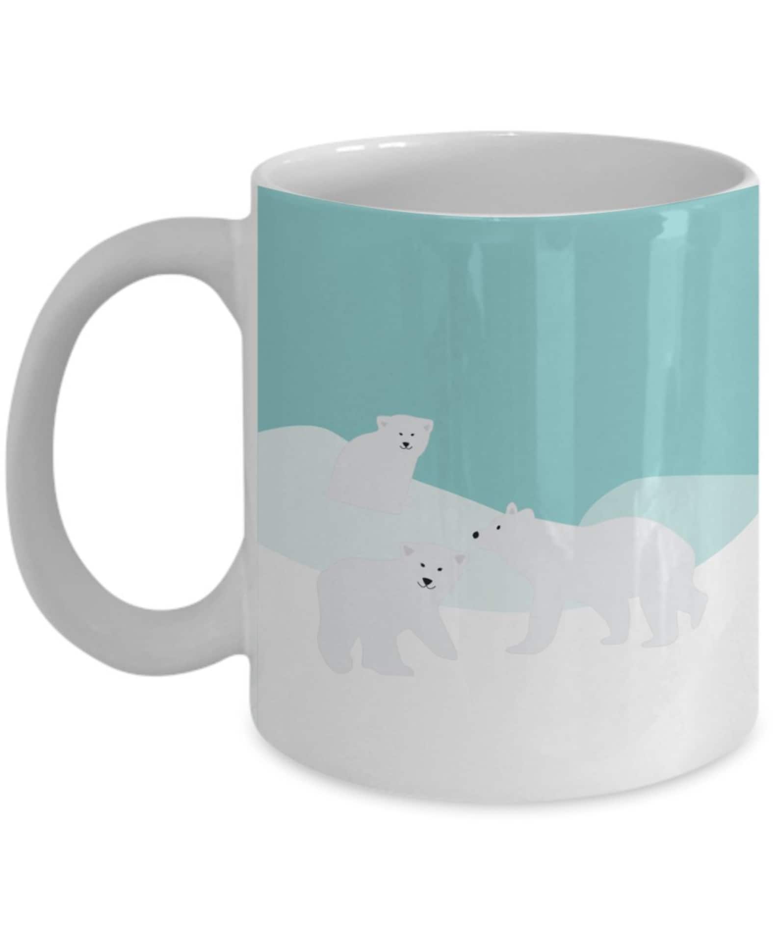 Polar Bear Mug Funny Tea Hot Cocoa Coffee Cup Novelty - Etsy