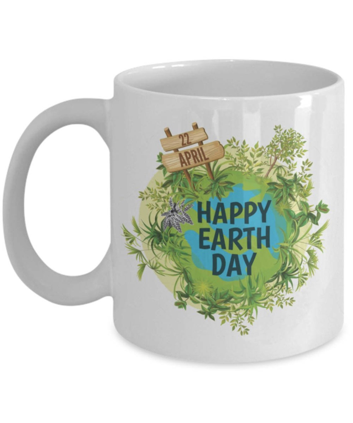 Happy Earth Day Happy Earth Day Mug Earth Day Coffee mug | Etsy